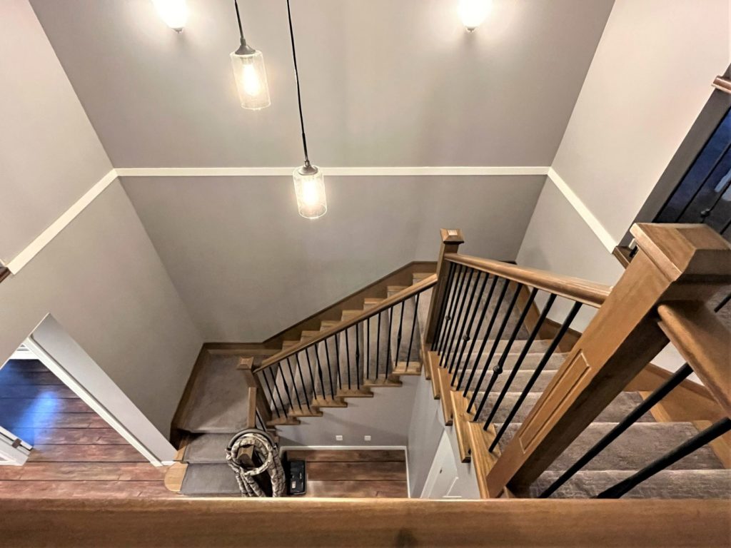 01-23-2235 Langley Chateau upper stairs - Nickel Bros - Residential